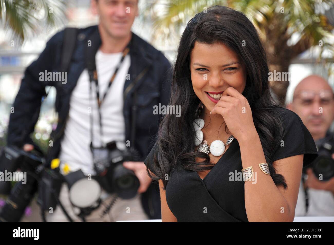Actress Nahed El Sebai posing during the photocall of 'Baad El Mawkeaa ...
