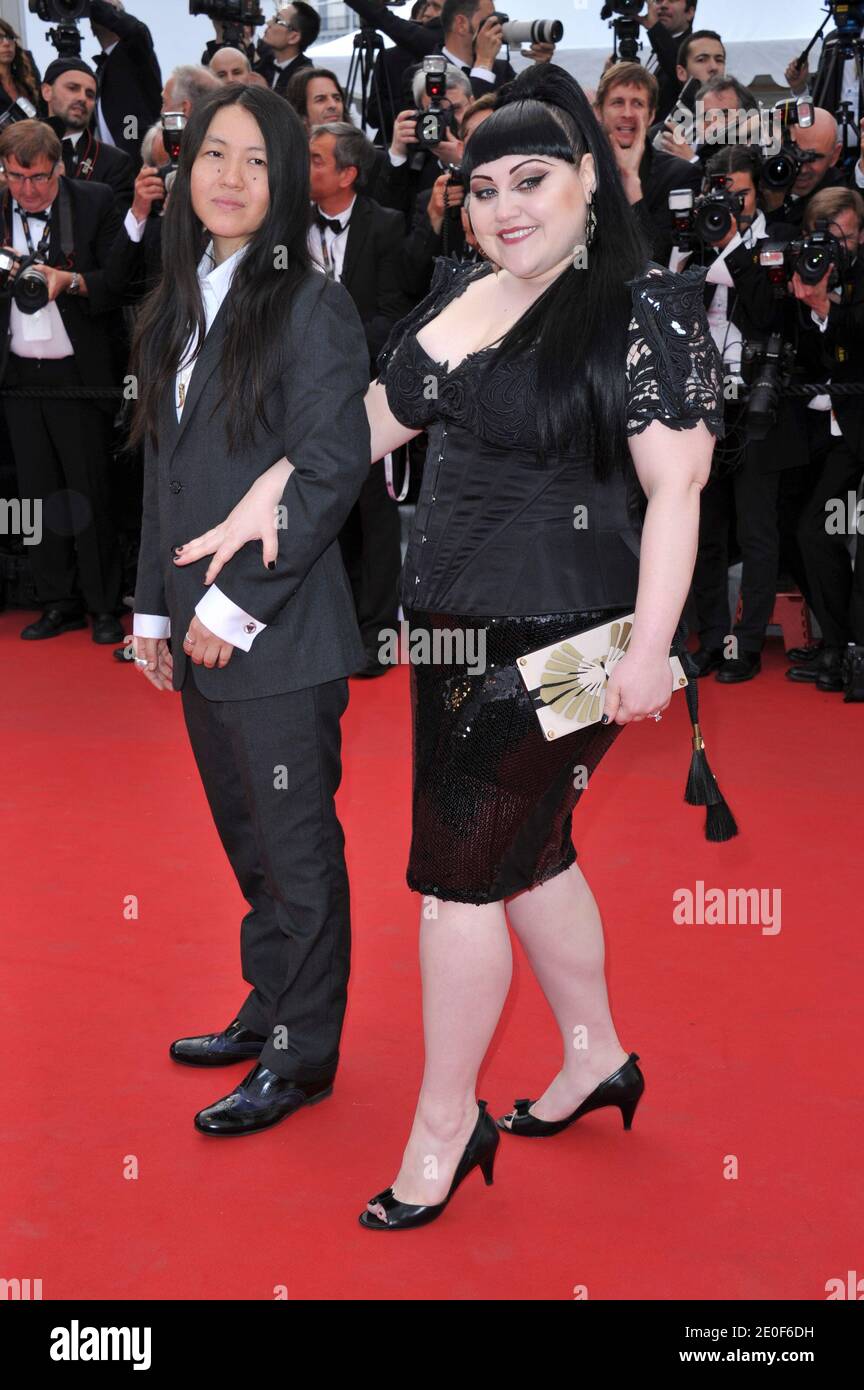 Beth Ditto and her girlfriend Kristin Ogata arriving at the Rust And ...