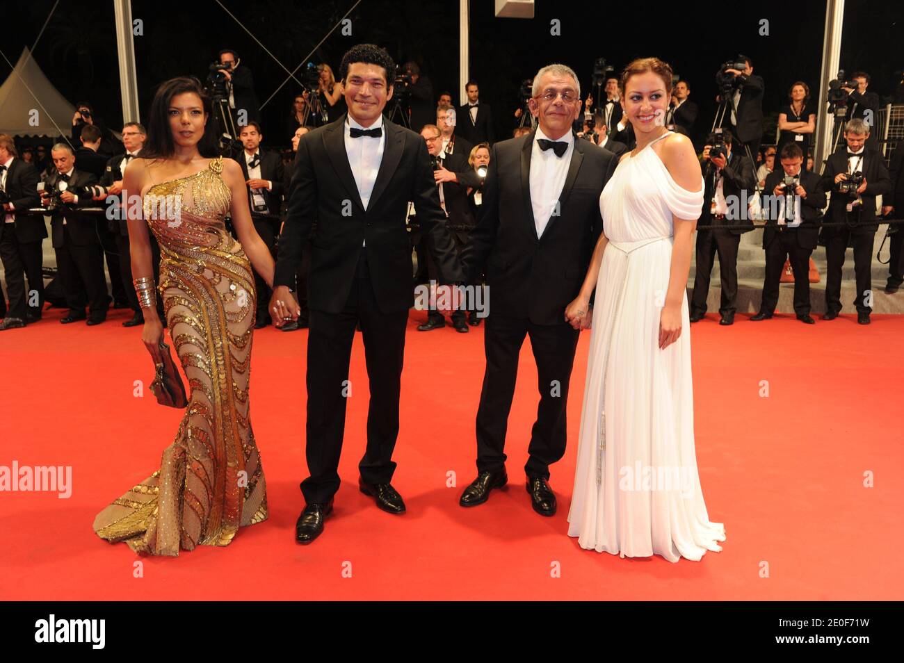 L-R : Nahed El Sebai, Bassem Samra, Yousri Nasrallah and Menna Shalaby ...