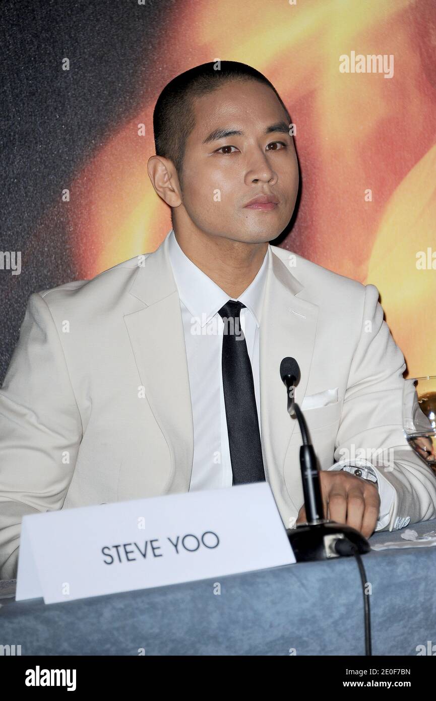 Steve Yoo attending the 'Chinese Zodiac' press conference held at the ...