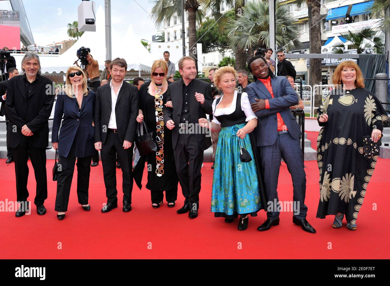 The 'Paradies : Liebe' film crew, director Ulrich Seidl, austrian ...
