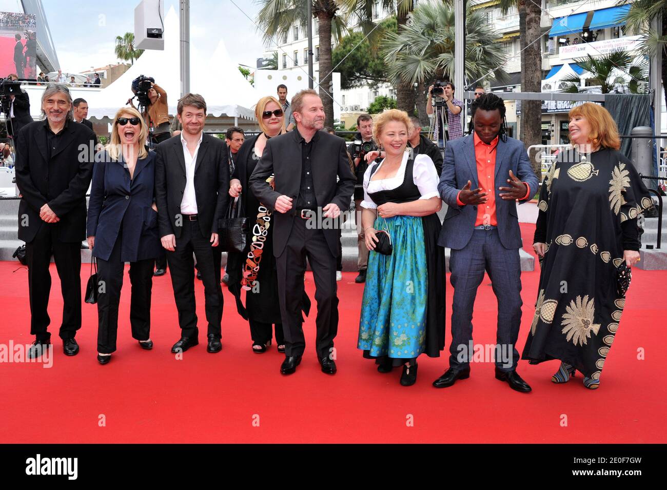 The 'Paradies : Liebe' film crew, director Ulrich Seidl, austrian ...