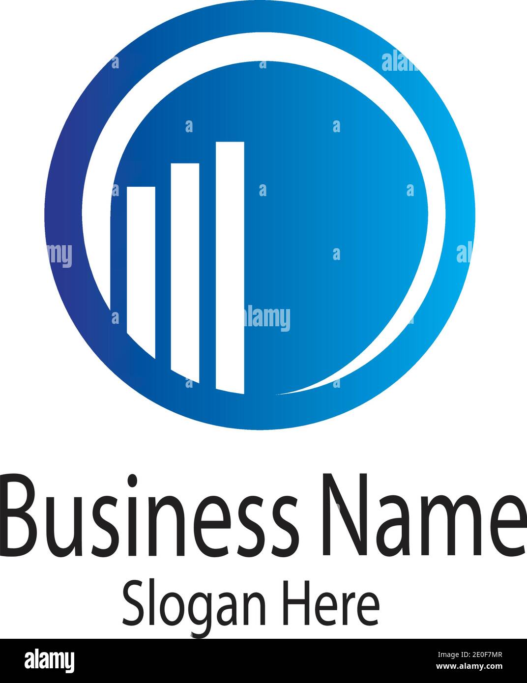 Business finance logo and symbols vector concept illustration Stock ...