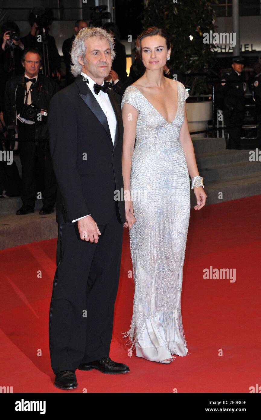 Domenico Procacci and Kasia Smutniak posing during the premiere of ...