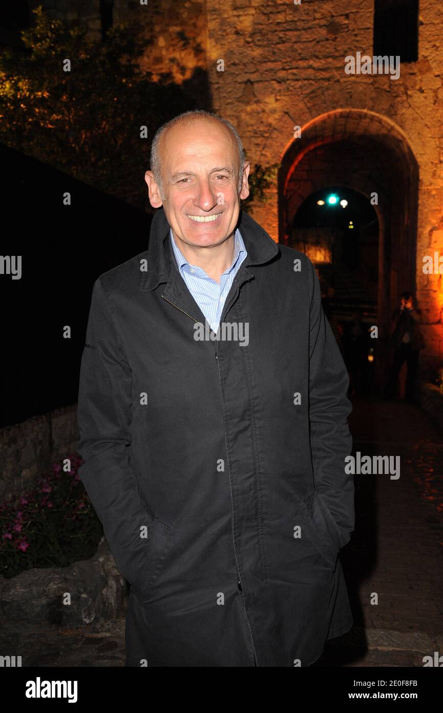 Jean-Michel Apathie arriving at the Canal Plus Party at the Suquet ...