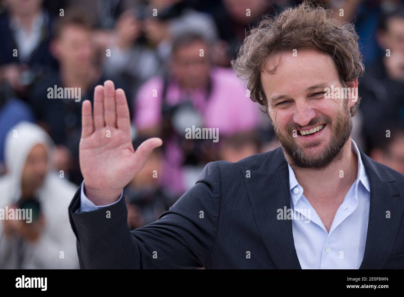 Jason Clarke posing at Lawless photocall held at the Palais Des ...