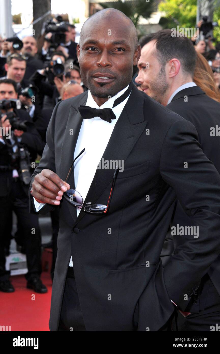 Jimmy Jean-Louis arriving at the Lawless screening held at the Palais ...