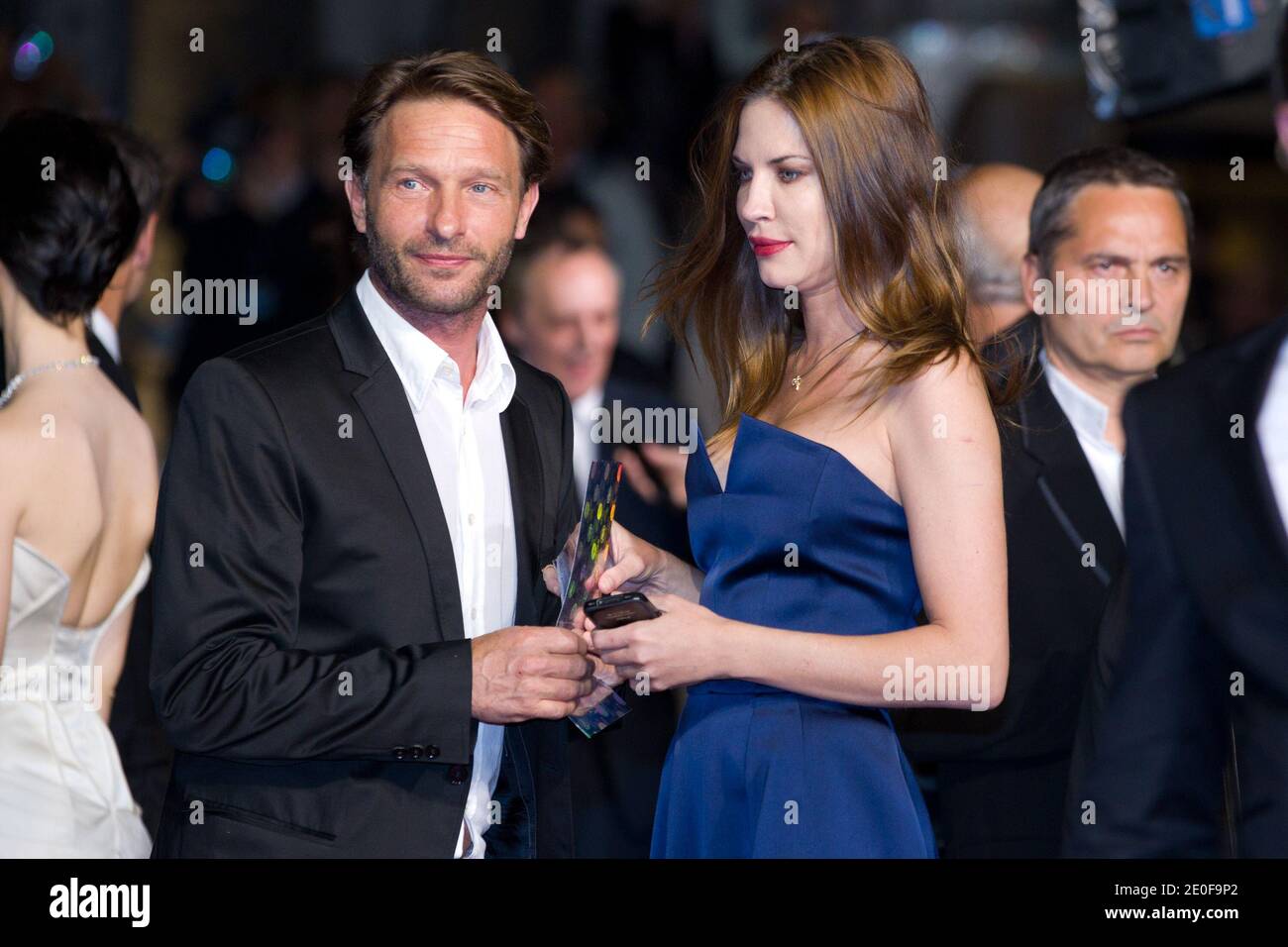 Thomas Kretschmann and his girlfriend arriving at the 'Dario Argento ...