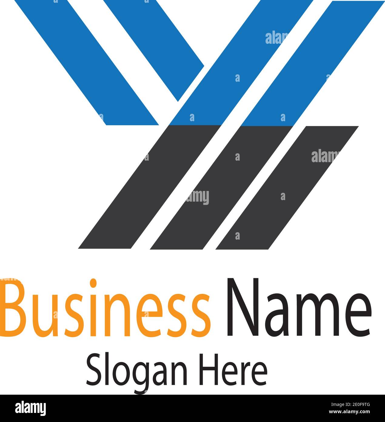 Business finance logo and symbols vector concept illustration Stock ...