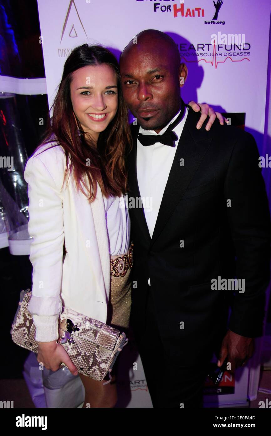 Louise and Jimmy Jean-Louis attending at The Heart Fund party at Nikki ...