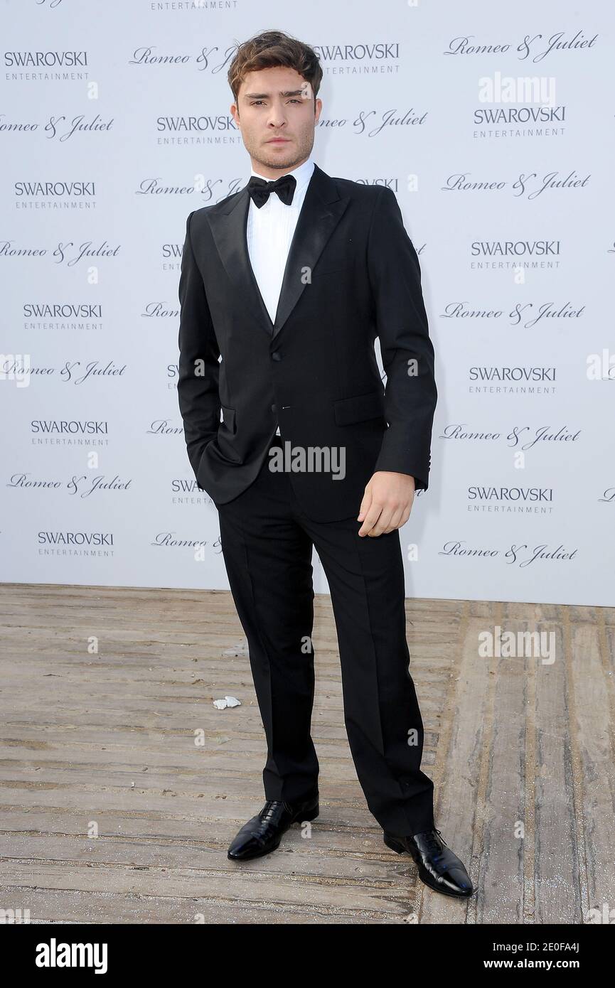 Ed Westwick attending the 'Romeo and Juliet' photocall during a ...