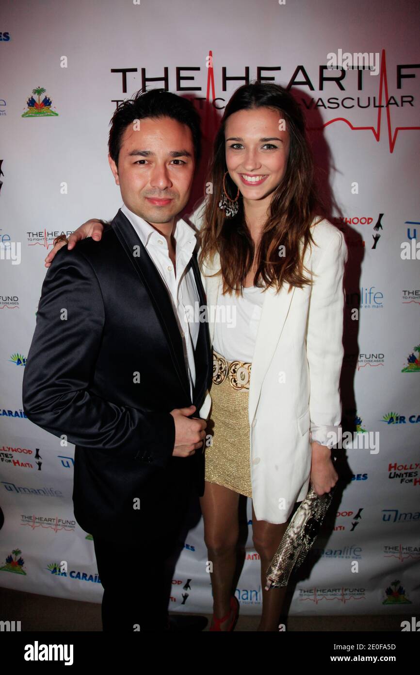 Dr David Luu and Louise attending at The Heart Fund party at Nikki ...
