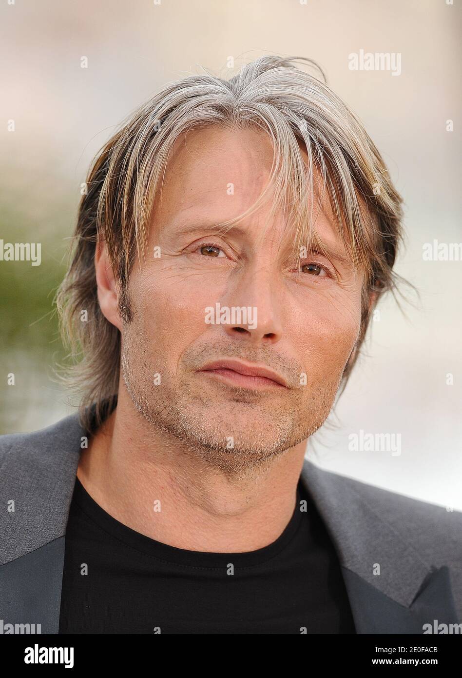 Mads Mikkelsen attends the 'The Hunt' Photocall during the 65th Annual ...
