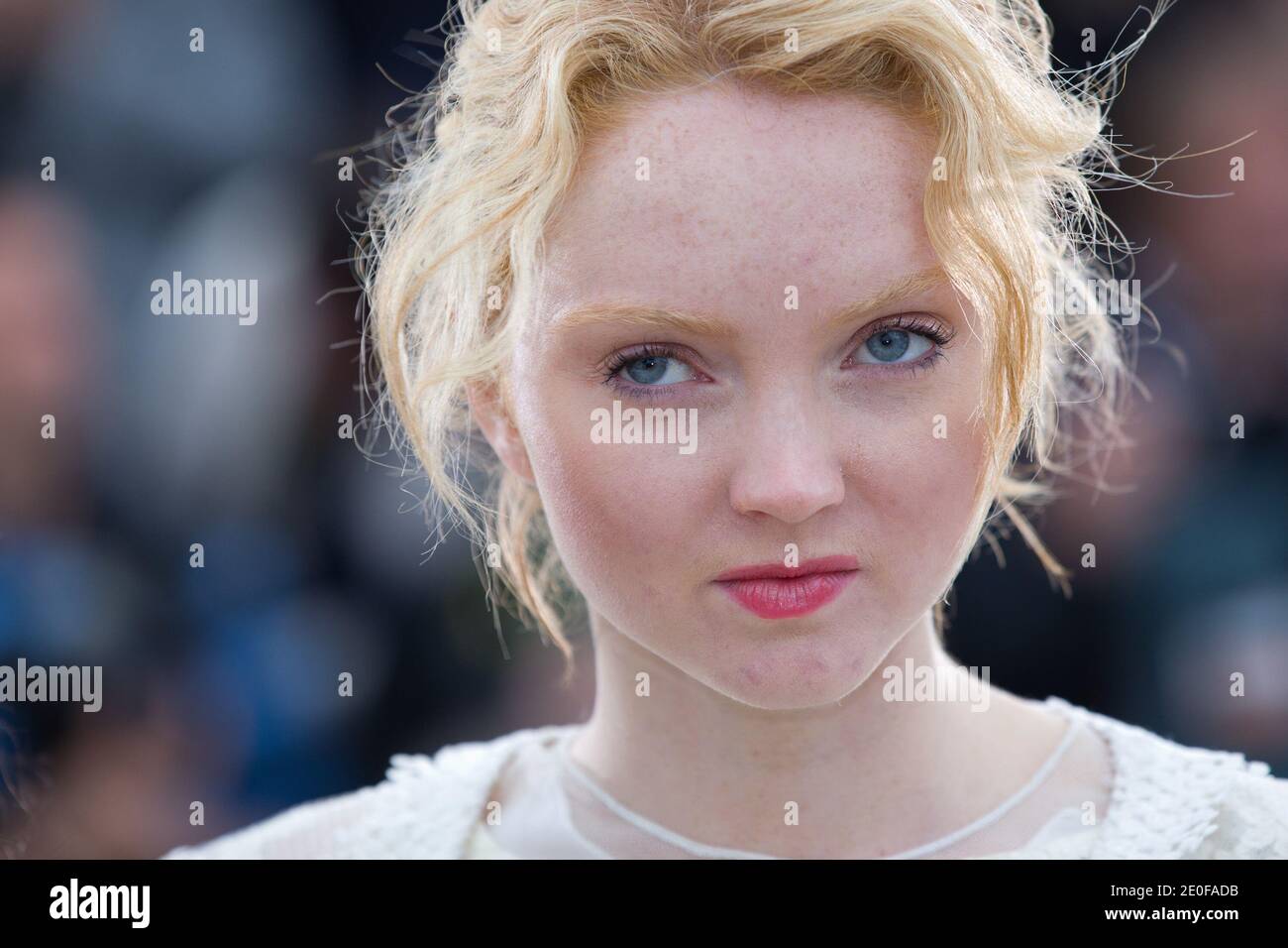 Lily Cole posing at the 'Confession of a child of the century ...