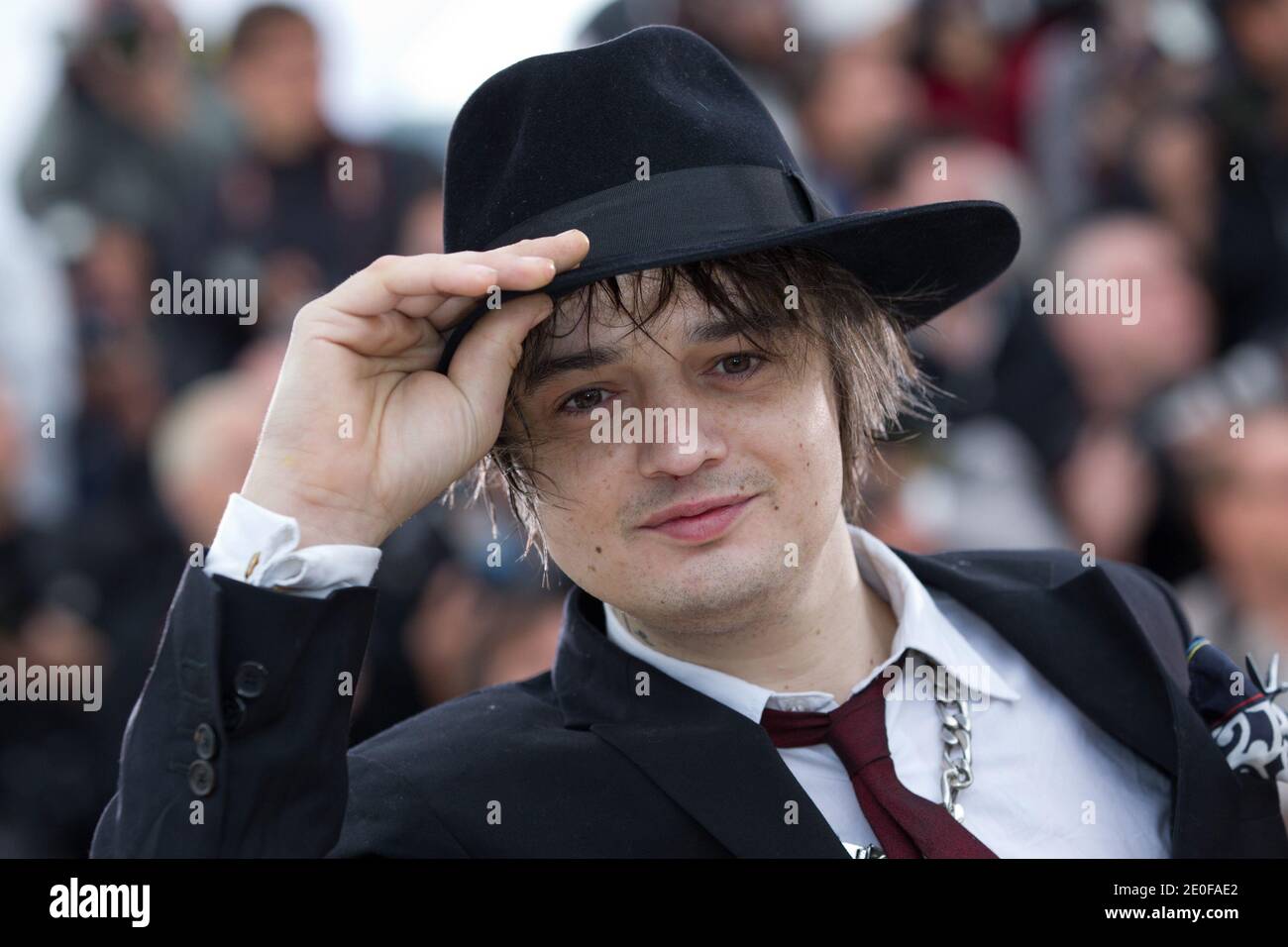 Pete Doherty posing at the 'Confession of a child of the century ...