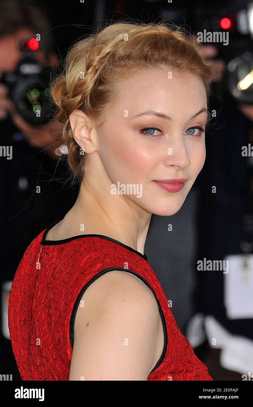 US actress Sarah Gadon posing during the 'Antiviral' photocall at the ...