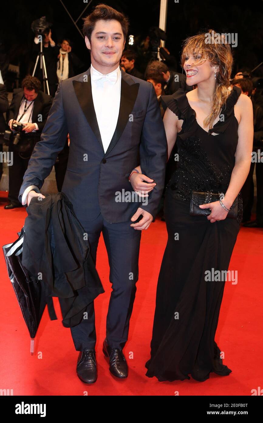 Actors Aurelien Wiik and Alysson Paradis arriving at the premiere of ...