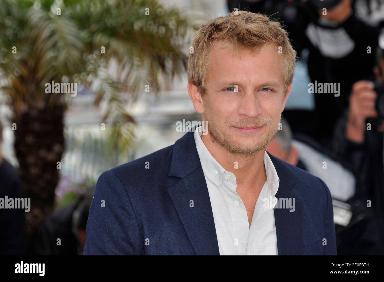 Actor Jeremie Renier posing during the 'Elefante Blanco' photocall at ...