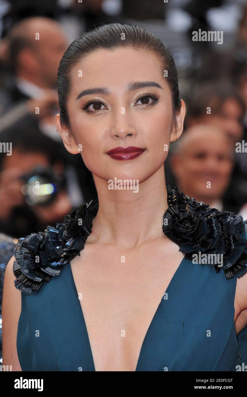 Chinese actress Li Bing Bing posing before the premiere of 'Vous n'avez ...