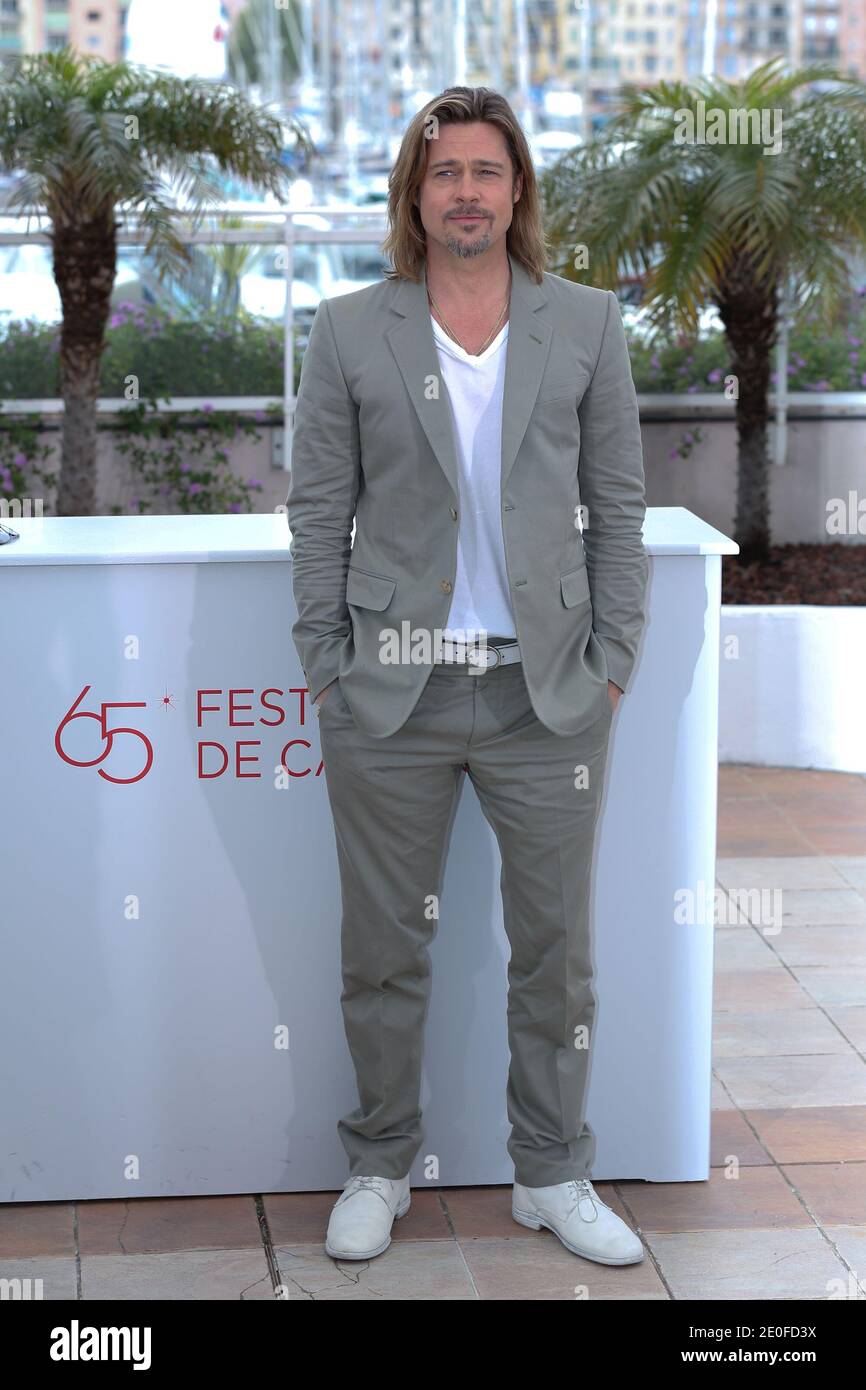 Brad Pitt posing at the Killing Them Softly photocall held at the ...