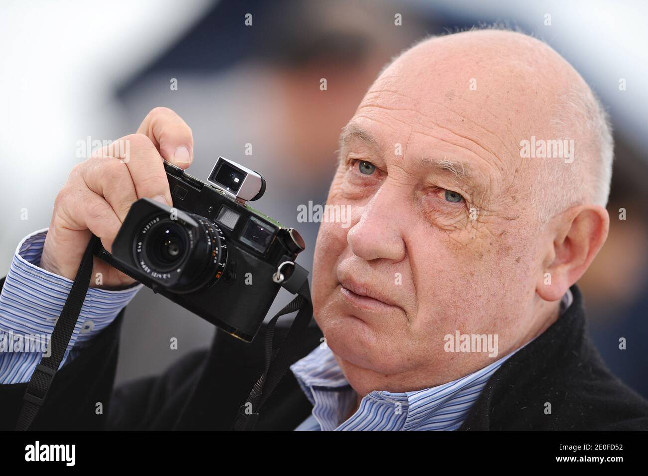 Raymond Depardon poses during the photocall of 'Journal de France' as ...