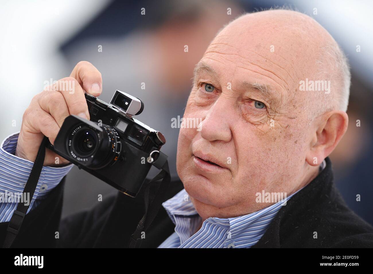 Raymond Depardon poses during the photocall of 'Journal de France' as ...