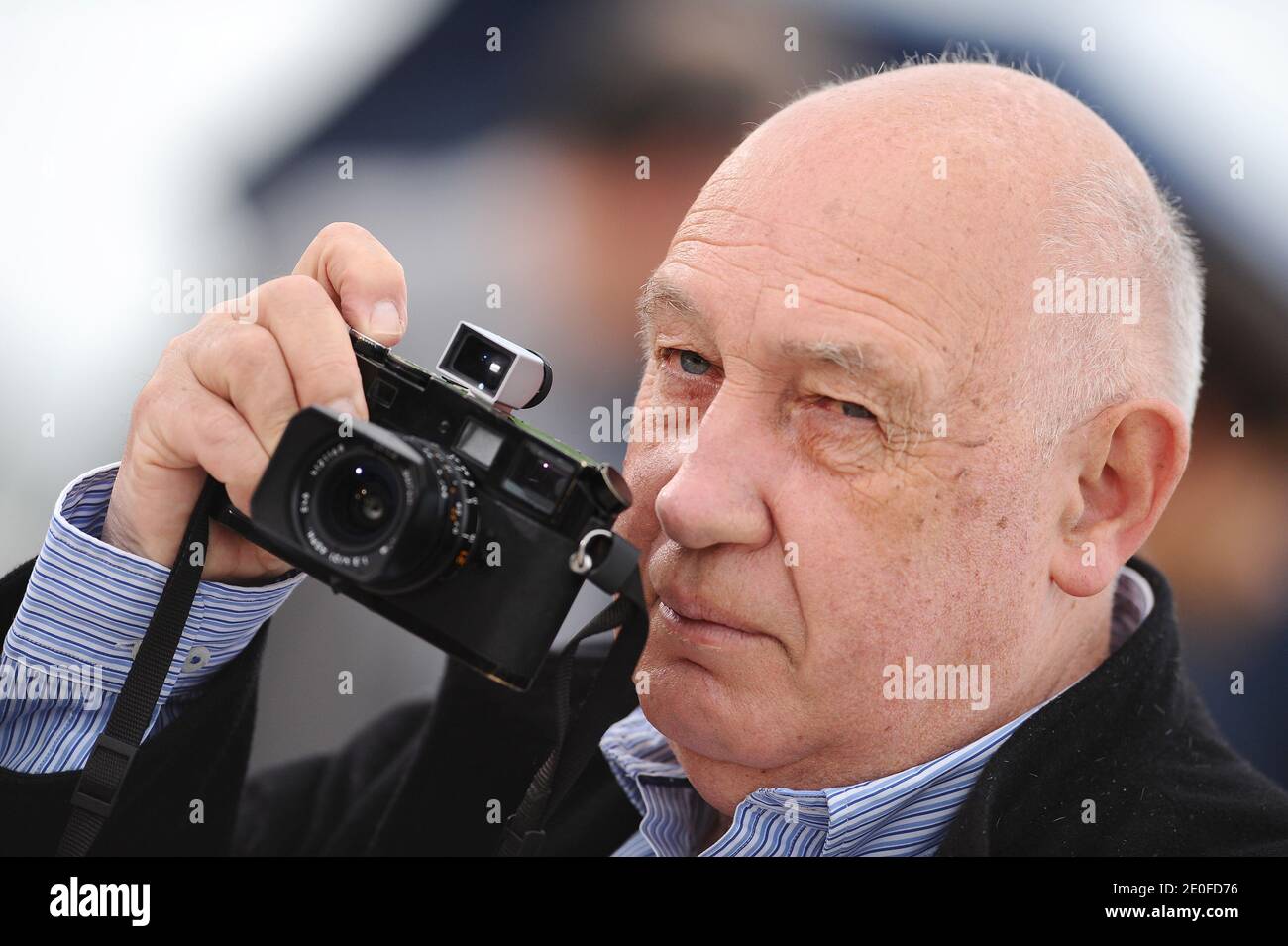 Raymond Depardon poses during the photocall of 'Journal de France' as ...