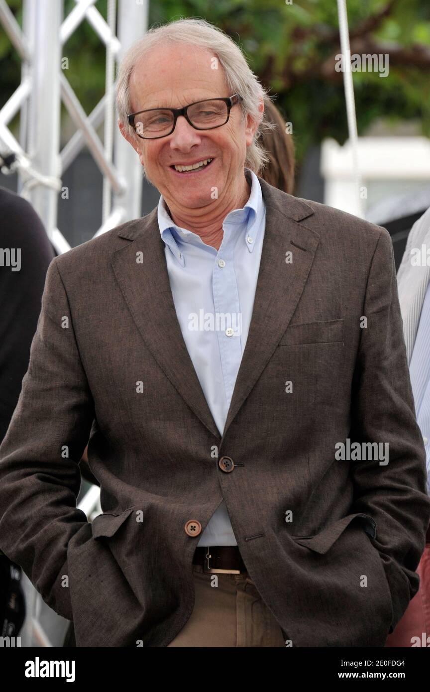 Ken Loach posing during 'The angel's share' photocall at the 65th ...