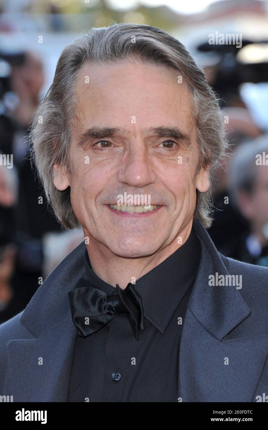 British actor Jeremy Irons arriving at the 'Killing them softly ...