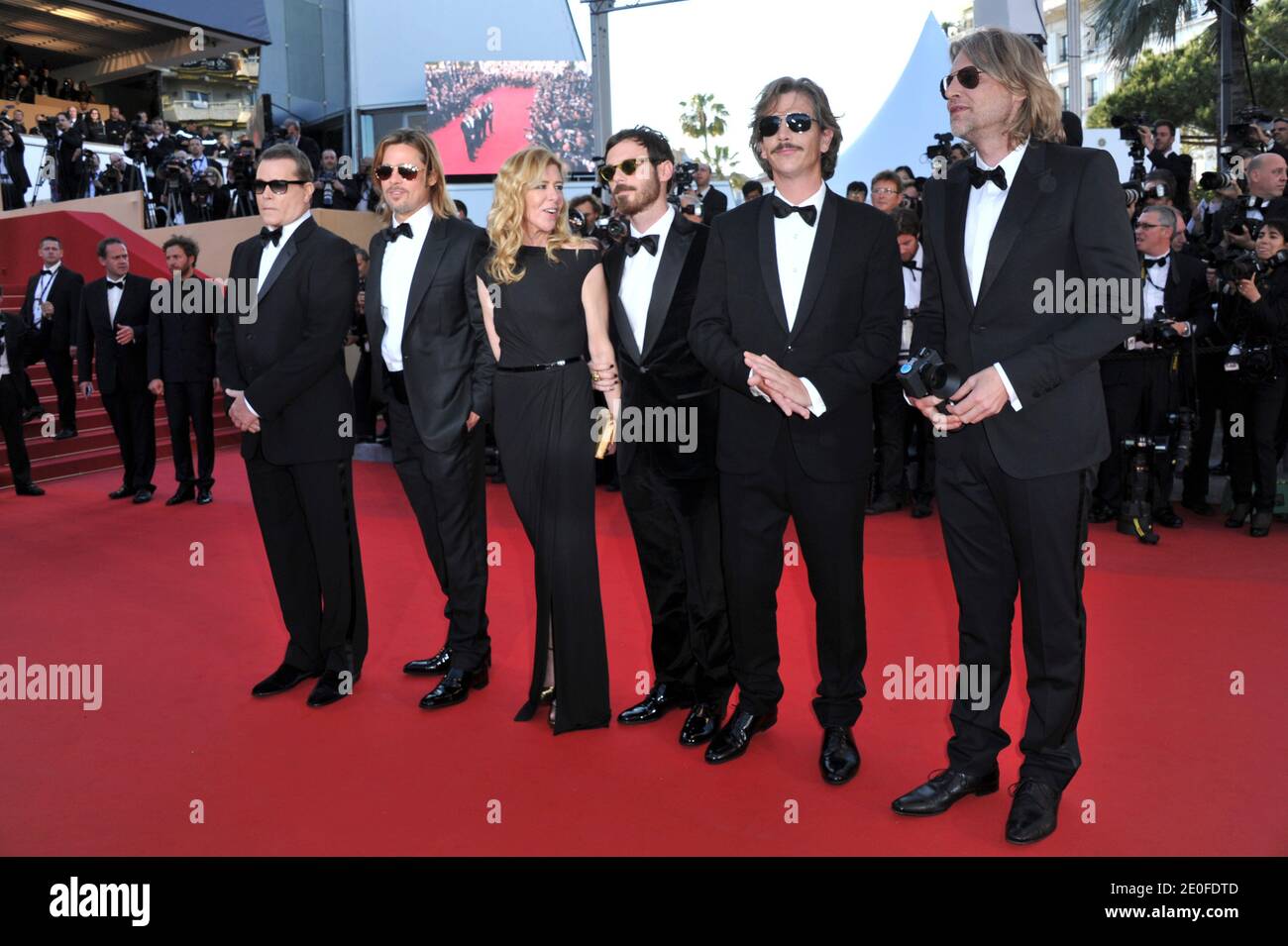 US actor Scoot McNairy, Australian actor Ben Mendelsohn, producer Dede ...