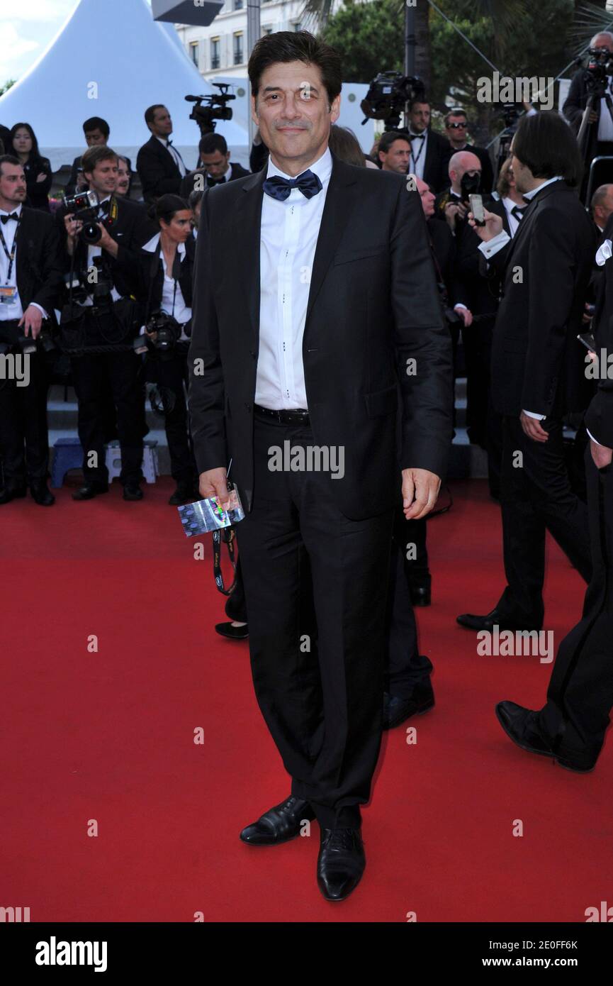 Greek actor Georges Corraface arriving at the 'On the road' premiere ...