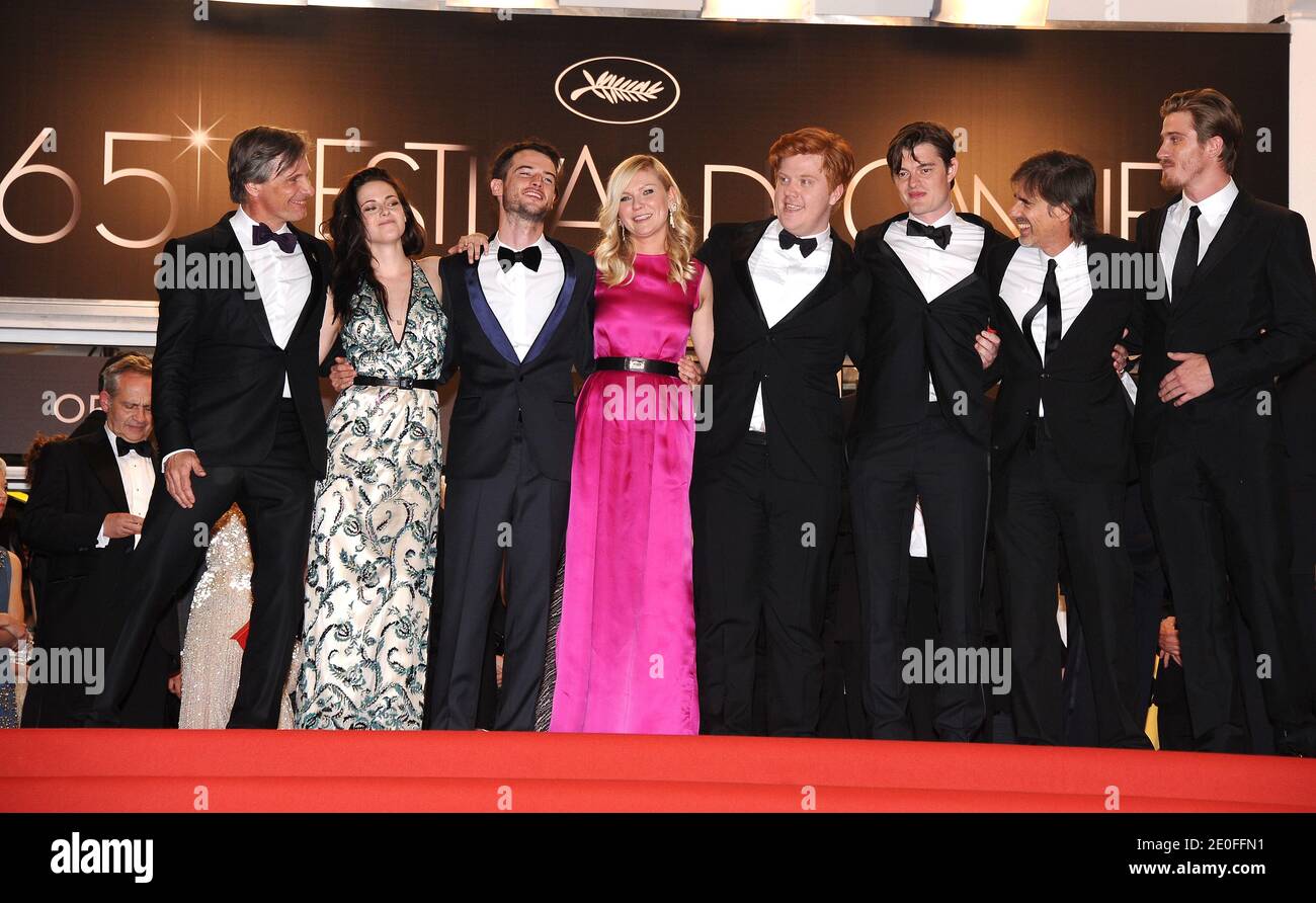 Actor Garret Hedlund, director Walter Salles, actors Tom Sturridge ...