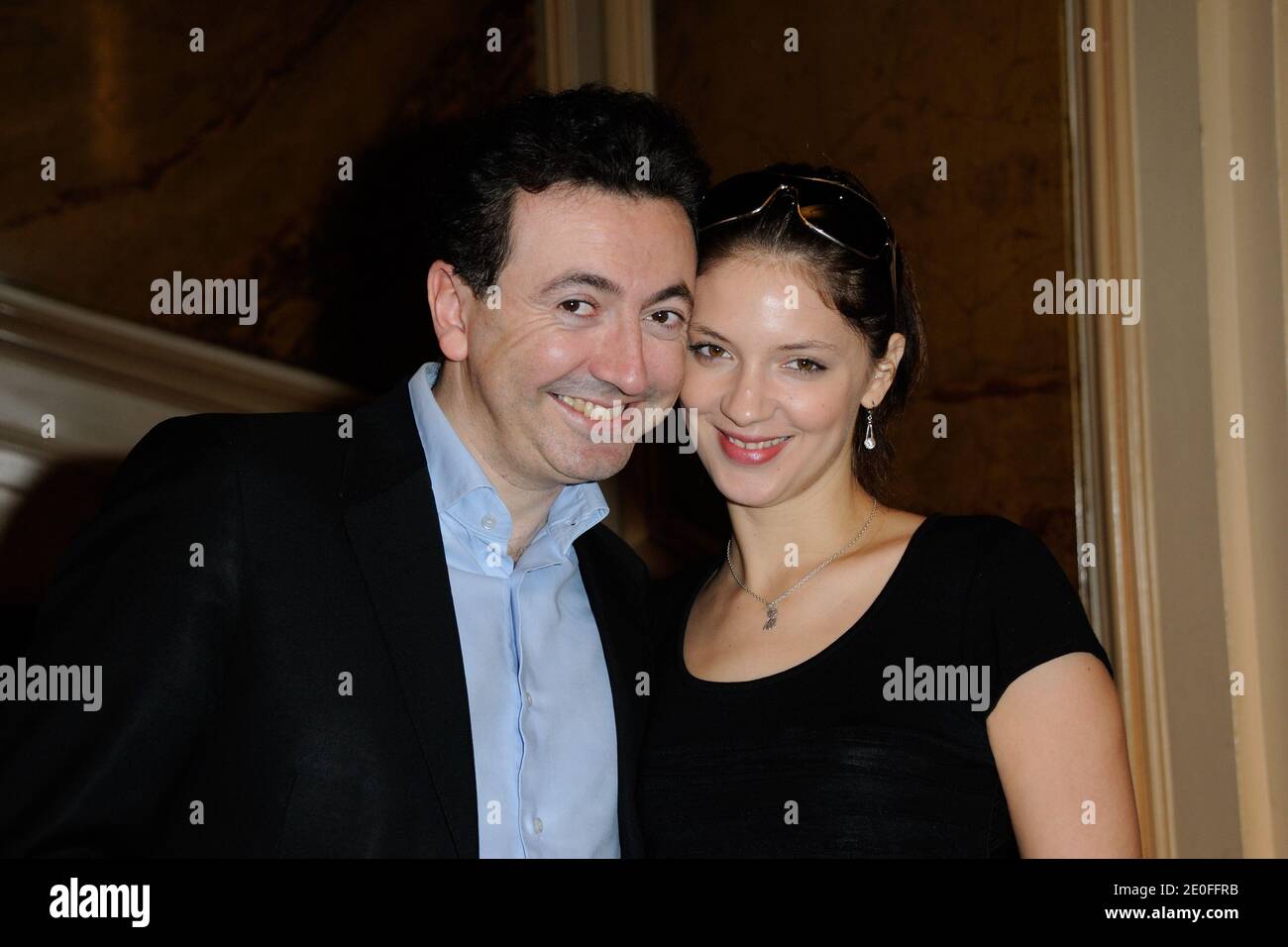 Gerald Dahan and his girlfriend Elodie attending 'Mondial La ...