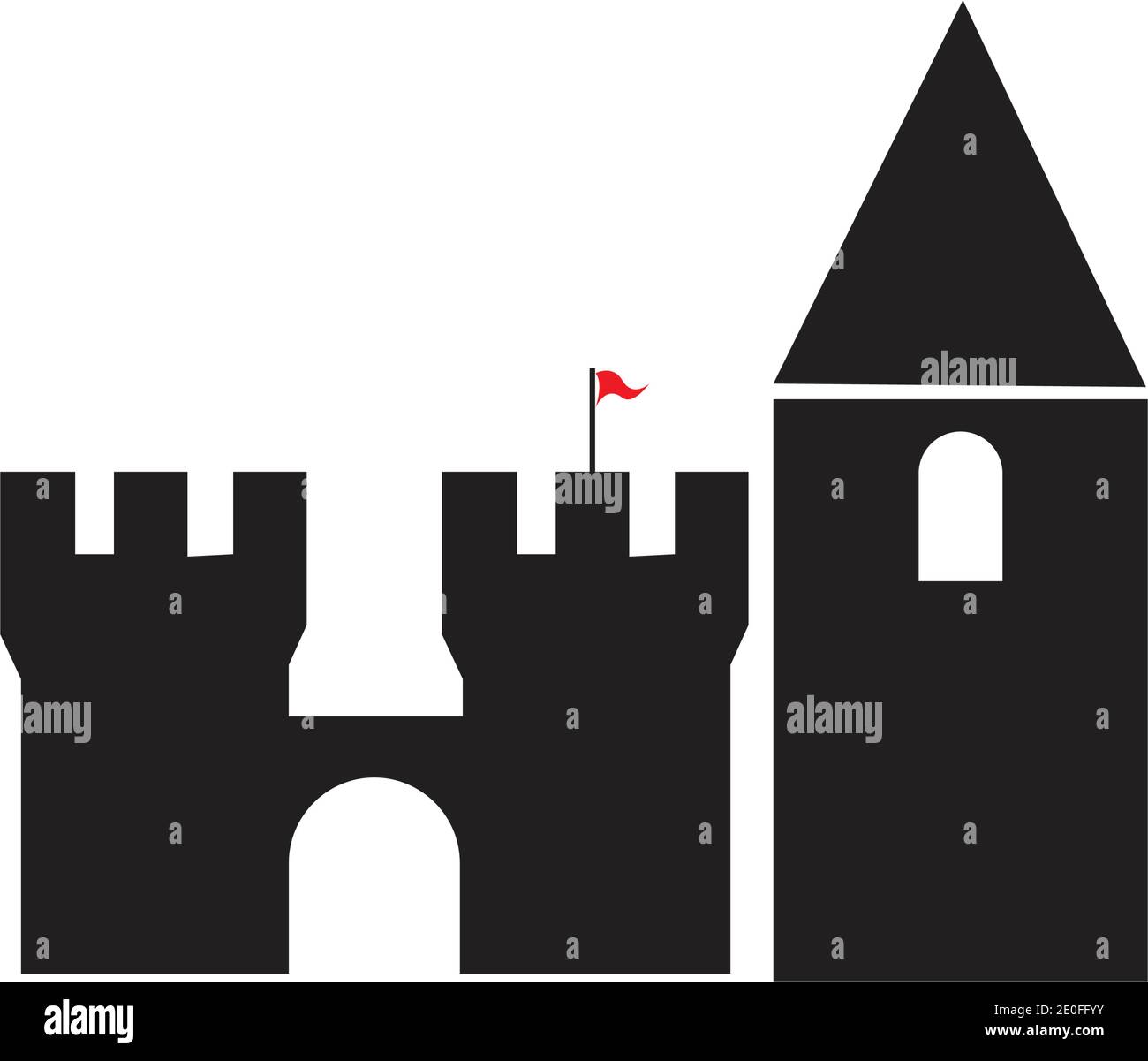 Windsor castle white tower Stock Vector Images - Alamy
