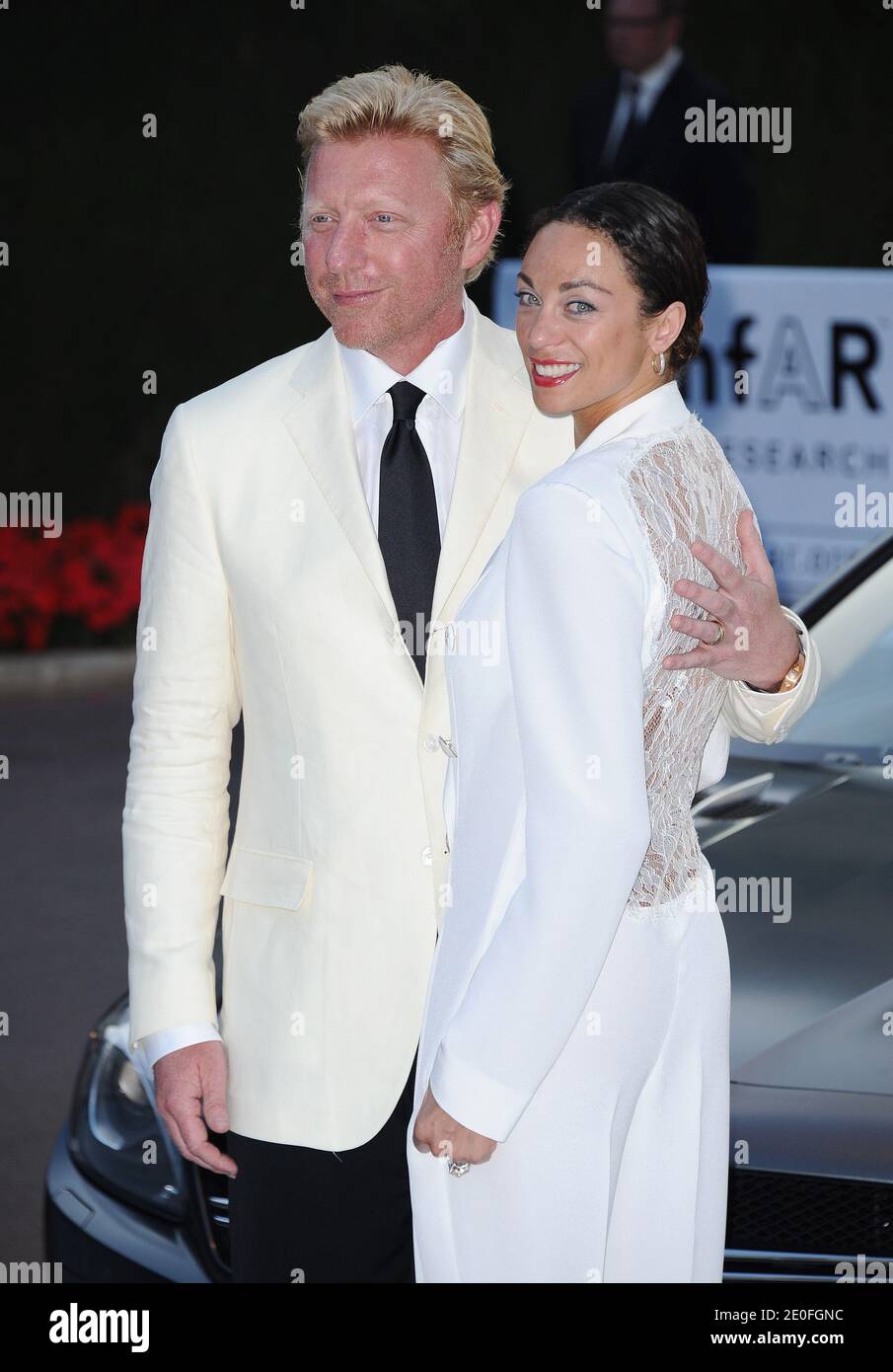 Lily Becker and Boris Becker attend the 2012 amfAR's Cinema Against ...