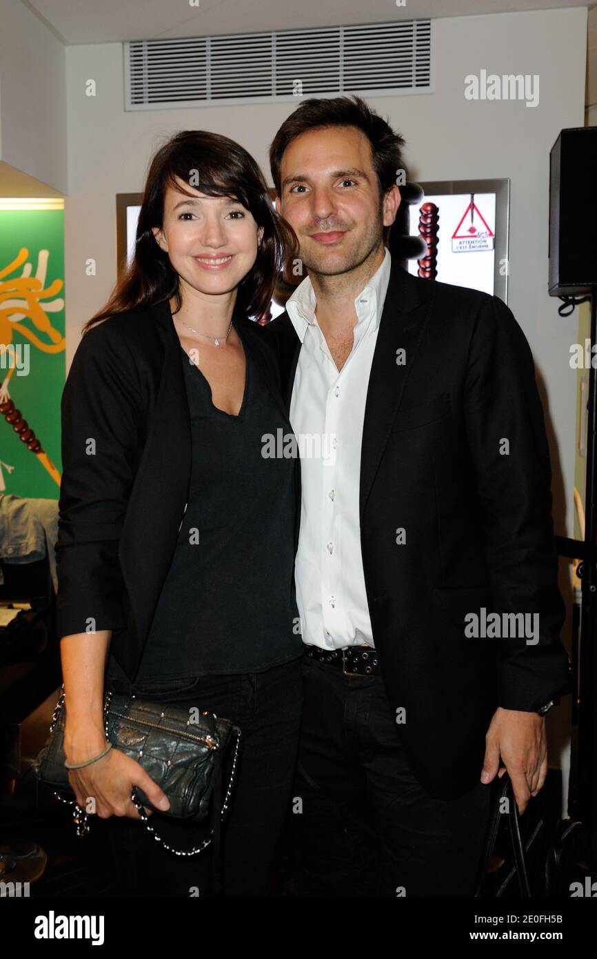 Delphine McCarty and Christophe Michalak attending the Mikado King ...