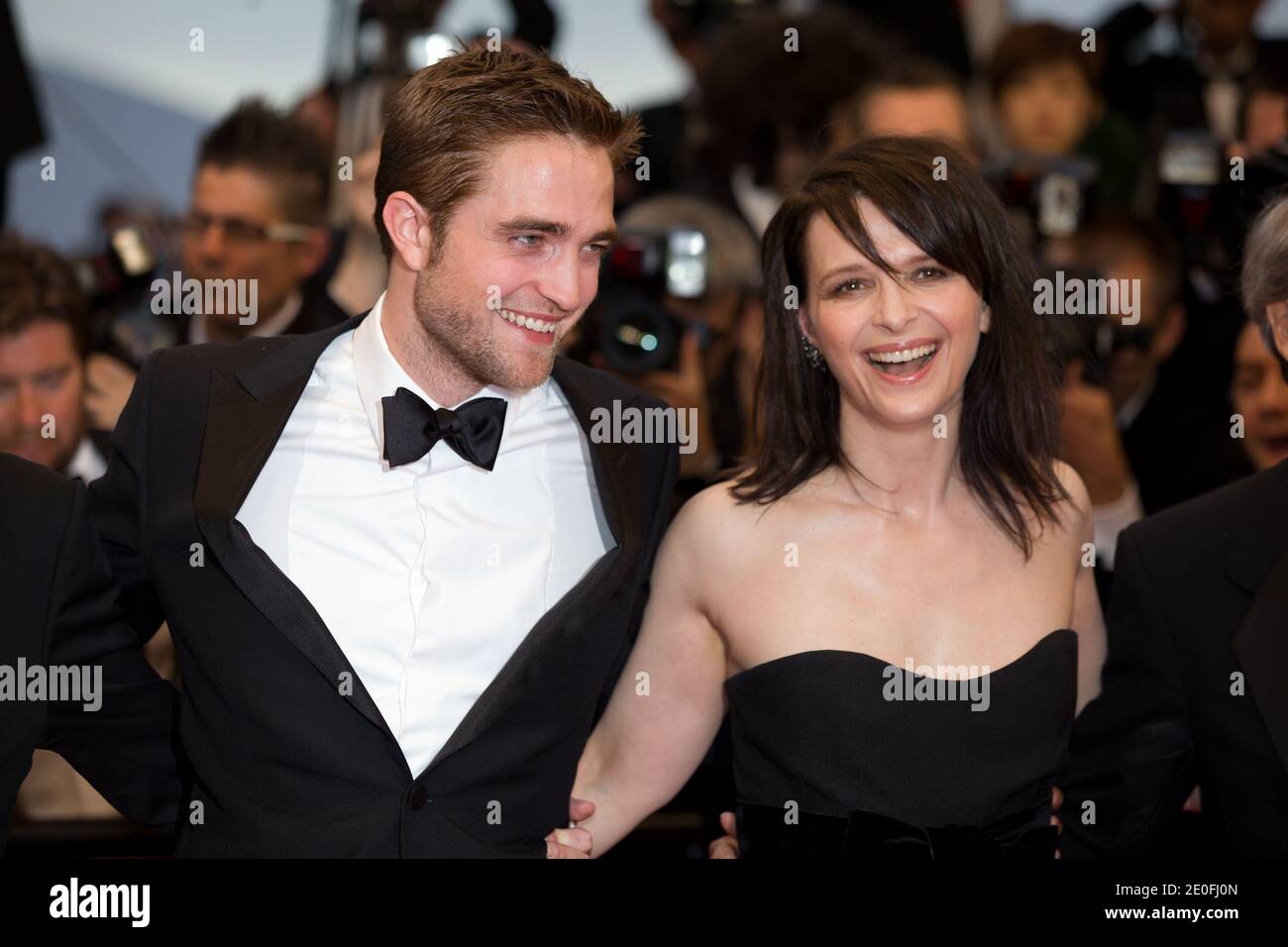 Juliette Binoche and Robert Pattinson attend the 'Cosmopolis' screening ...