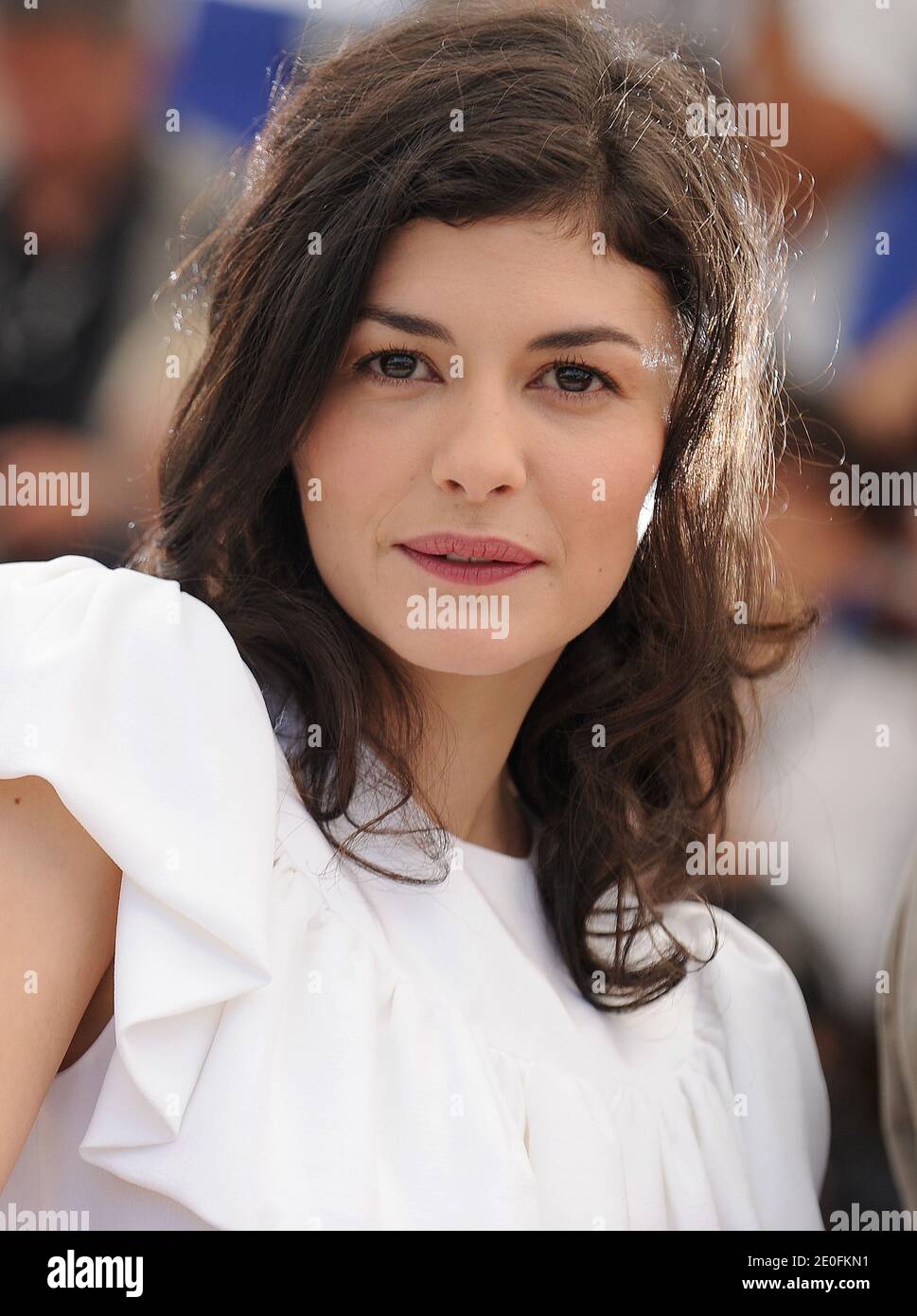 Actress Audrey Tautou poses at the 'Therese Desqueyroux' Photocall ...