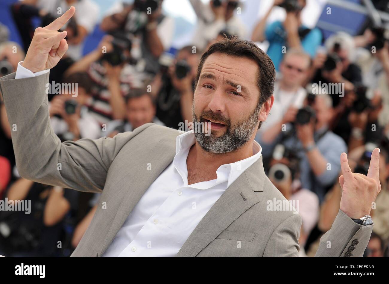 Actor Gilles Lellouche poses at the 'Therese Desqueyroux' Photocall ...