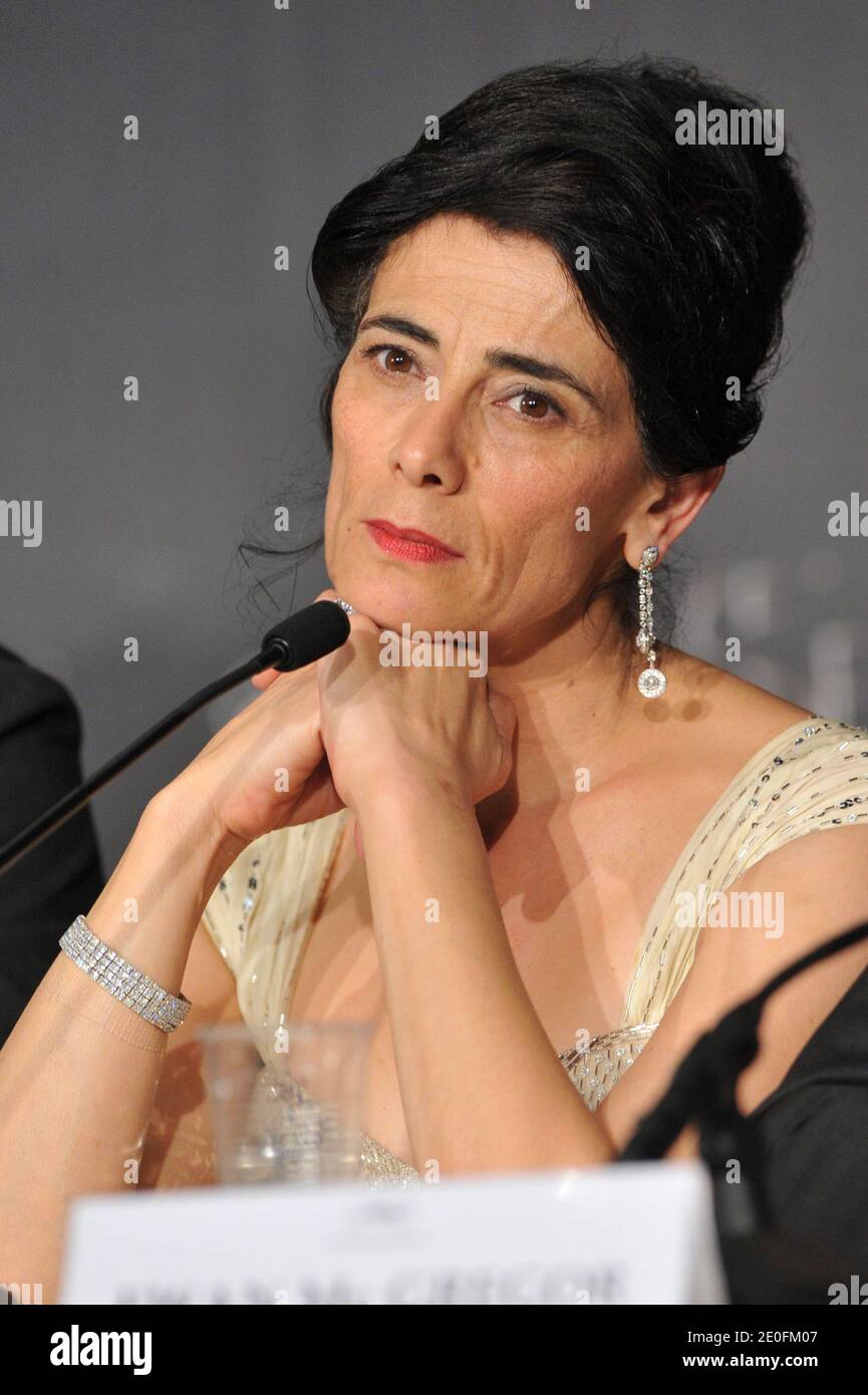 Hiam Abbas attending the winners' press conference during the 65th ...