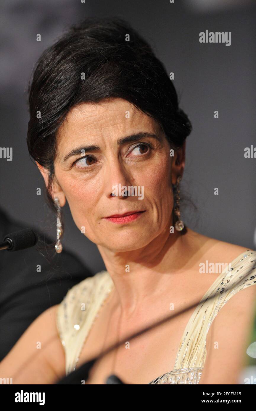 Hiam Abbas attending the winners' press conference during the 65th ...