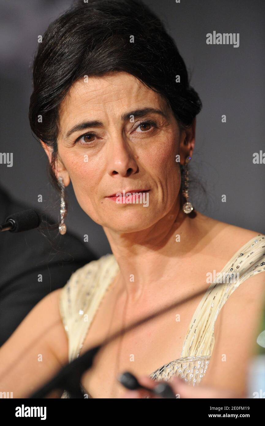 Hiam Abbas attending the winners' press conference during the 65th ...