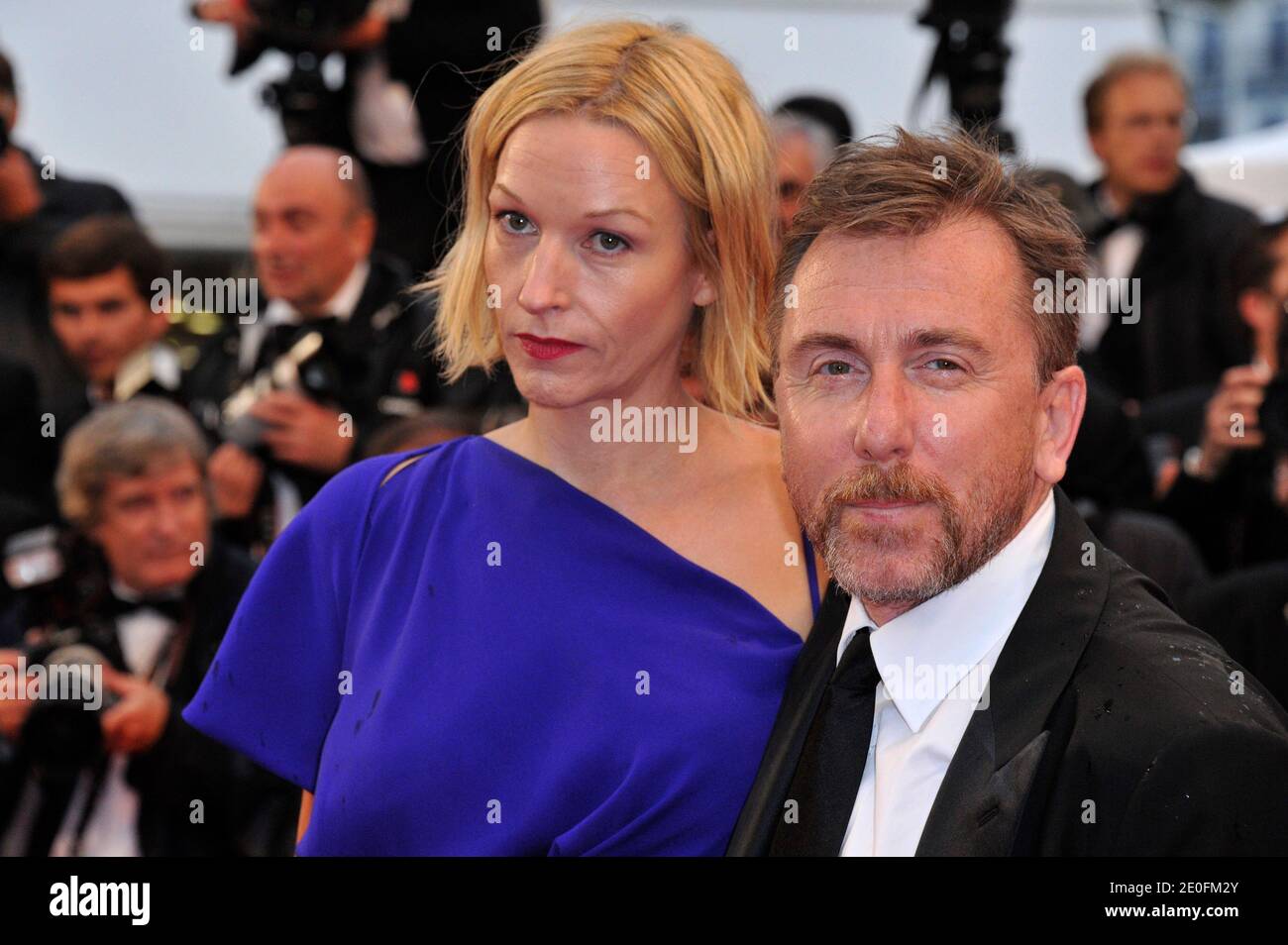 Nikki Butler and Tim Roth arriving at the closing ceremony of the 65th ...