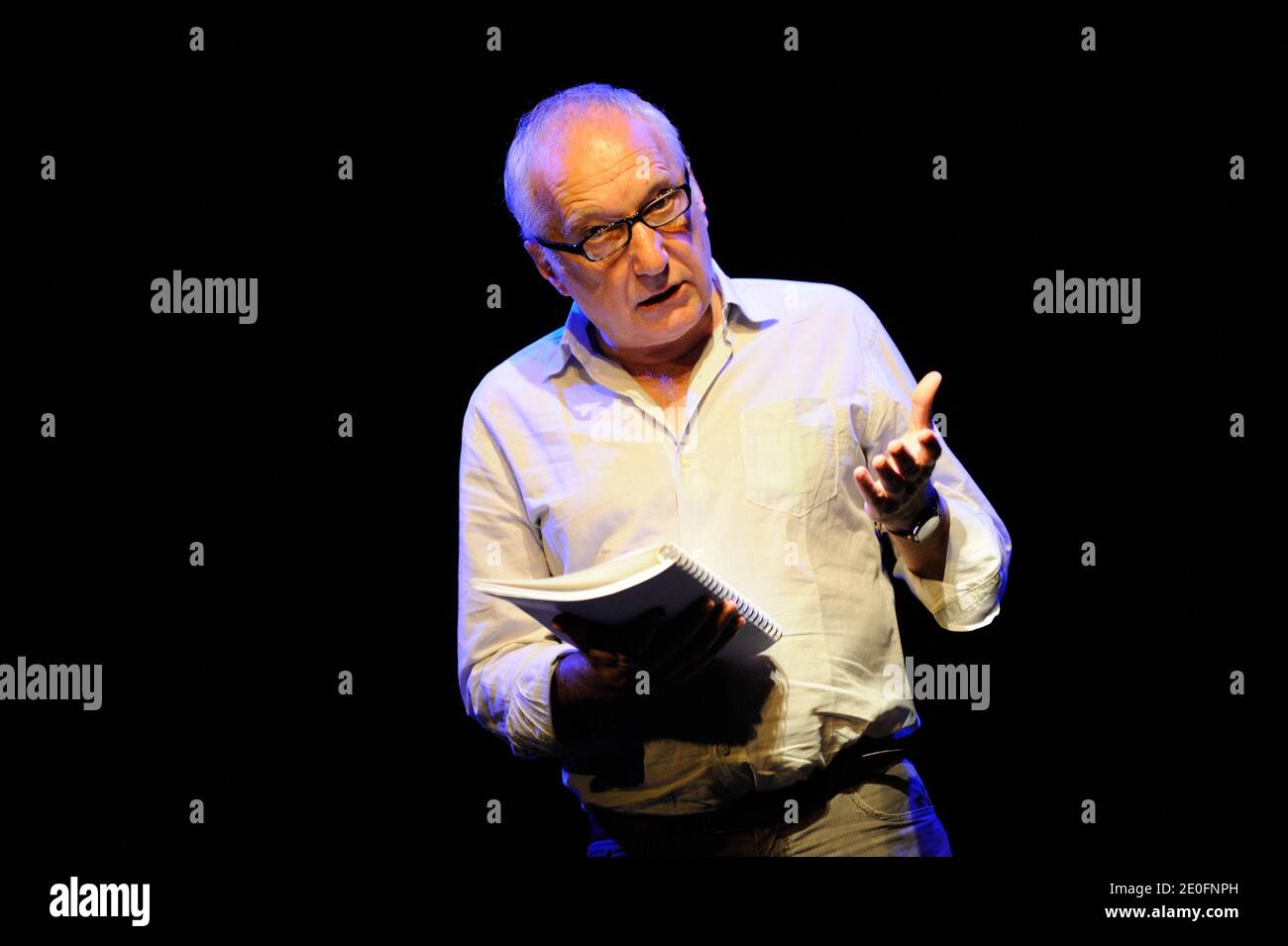 Francois Berleand and Manault Deva performing in the new play 'Bons ...