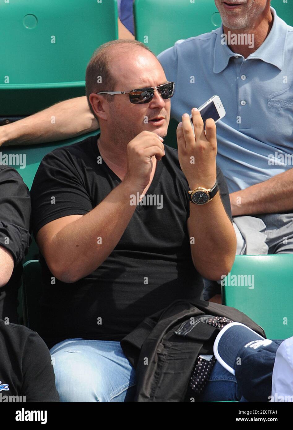 Sebastien Cauet attendings the men's 2nd tour of the French Open 2012 ...