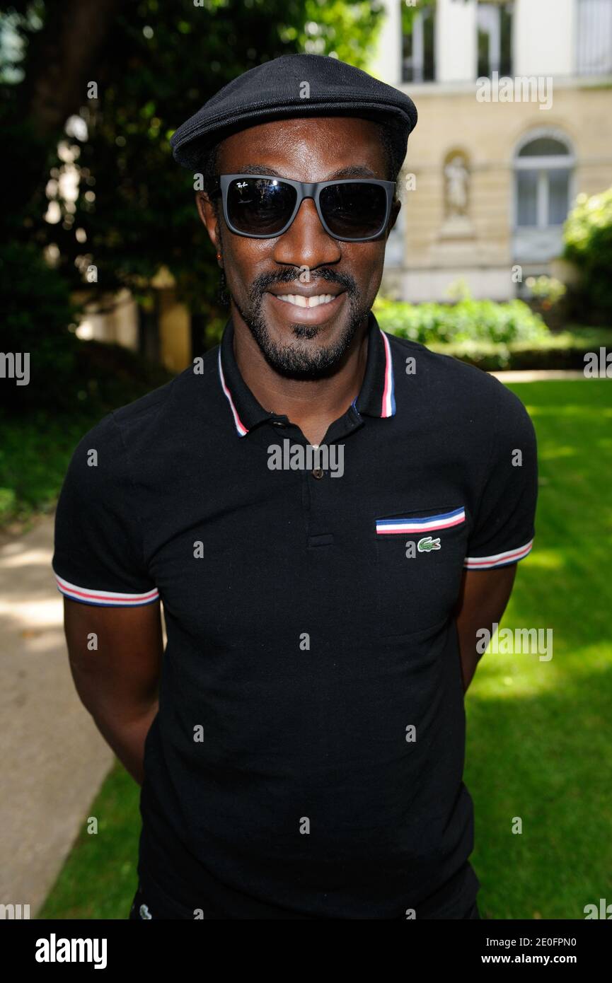 Marco Prince attending the Solidays 2012 press conference in Paris ...