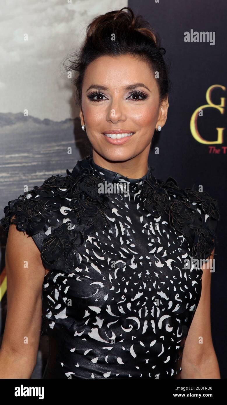 Eva Longoria attending the For Greater Glory film premiere at the ...