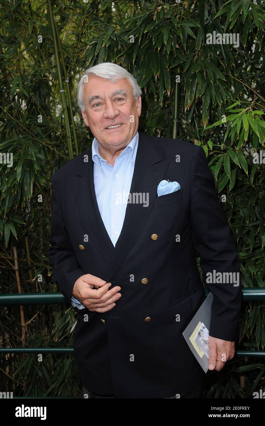 Claude Goasguen attending the French Tennis Open 2012 at Roland Garros ...
