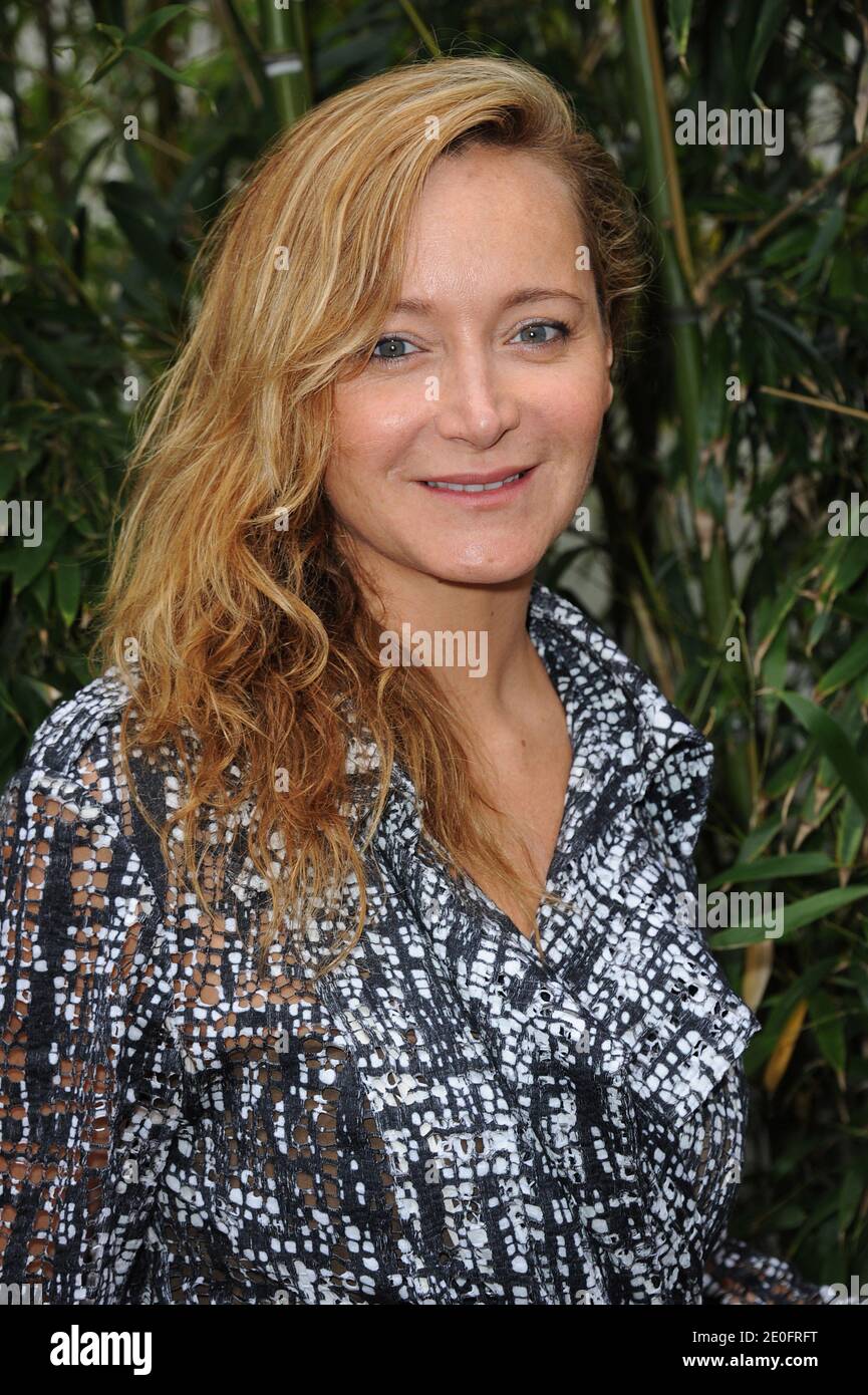 Julie Ferrier attending the French Tennis Open 2012 at Roland Garros ...