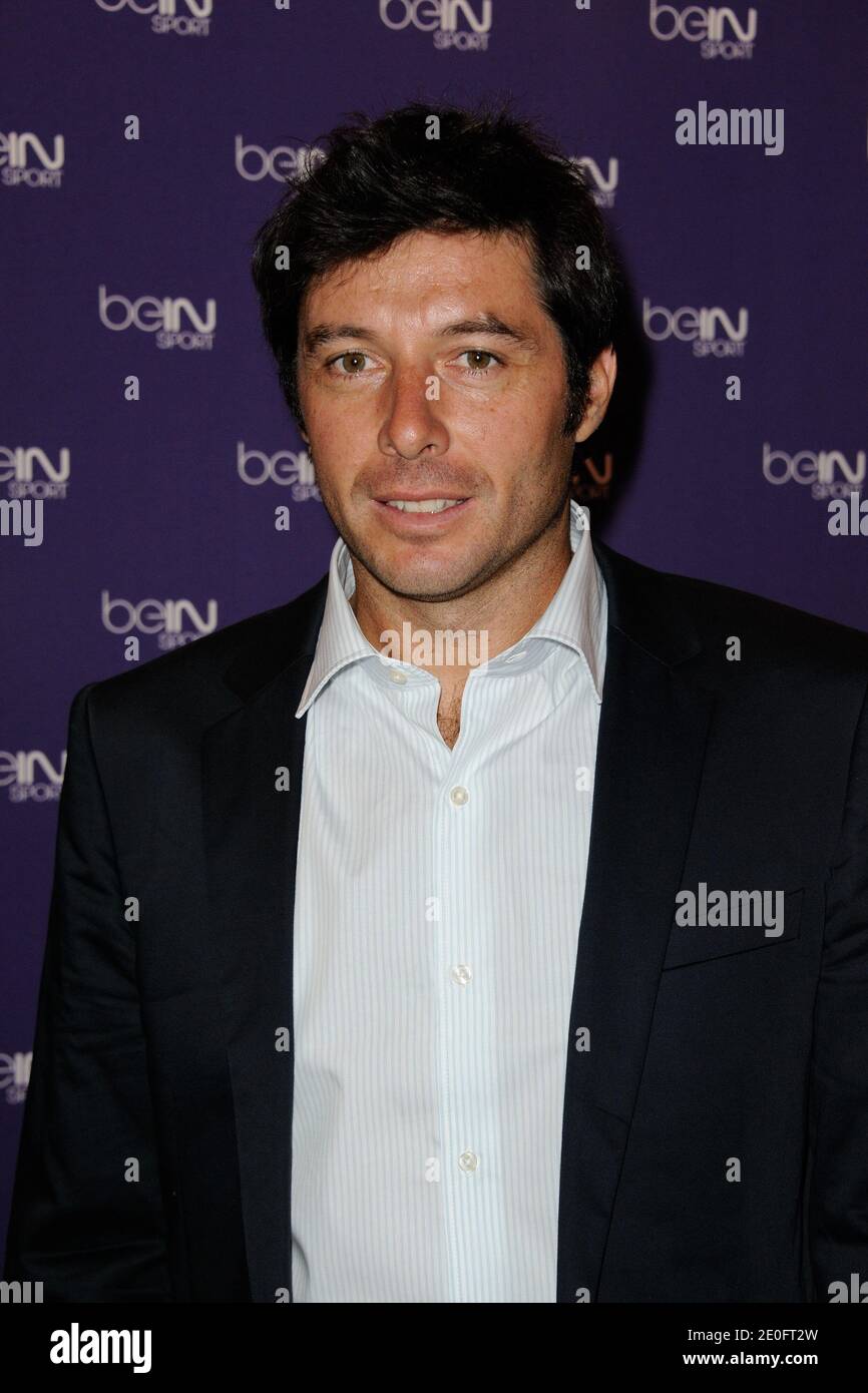 Sebastien Grosjean attending Bein sport tv launching party in theatre ...